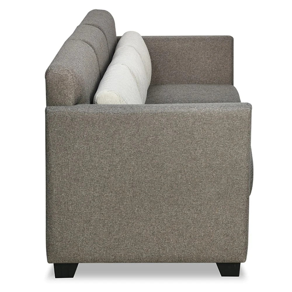 Svelte Plus 3 Seater Sofa with Cushion-Dark Brown – Nova by Arrivae Svelte Plus 3 Seater Sofa with Cushion-Dark Brown – Nova by Arrivae